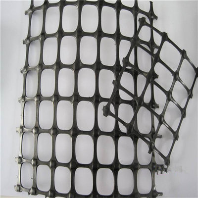 China 3.95 Meter width black color 40KN PP Biaxial Geogrid For Slope Stabilization by sincere factory/supplier/manufacturer supplier